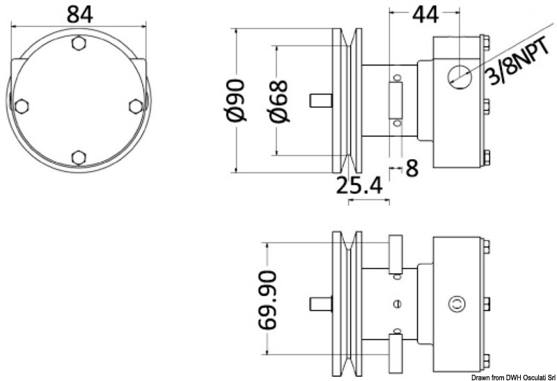 Pompa tipo NAUCO ST910 Osculati | Pompe autoadescanti tipo NAUCO ...