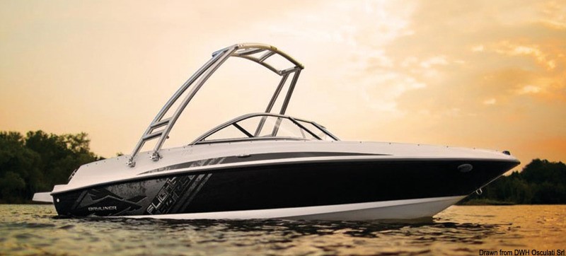 Monster Tower MTK nero Osculati 48.411.02 / 4841102 | Comfort a bordo ...