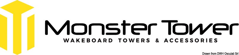 Watersport tower in alluminio MT1 Osculati | Wakeboard Tower e ...